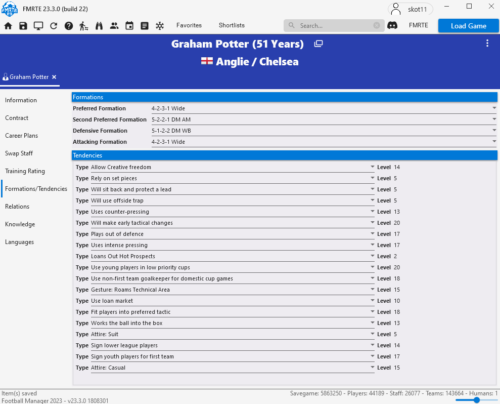 Formations - FMRTE for Windows