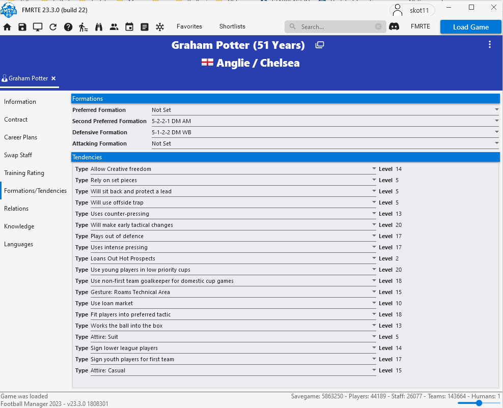 Formations - FMRTE for Windows