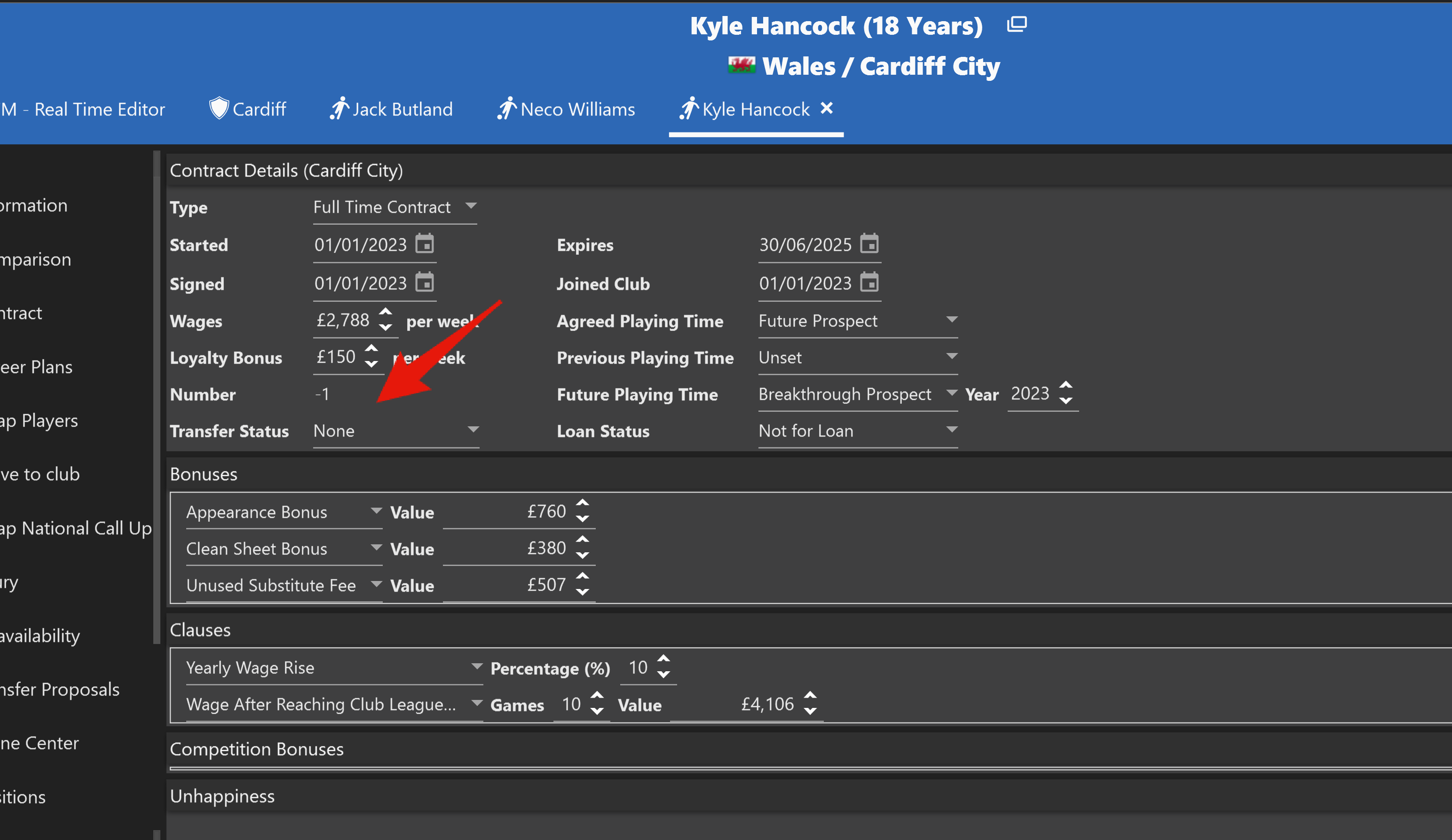 Player Contract transfer Status FMRTE For Windows Player Contract transfer Status FMRTE For Windows