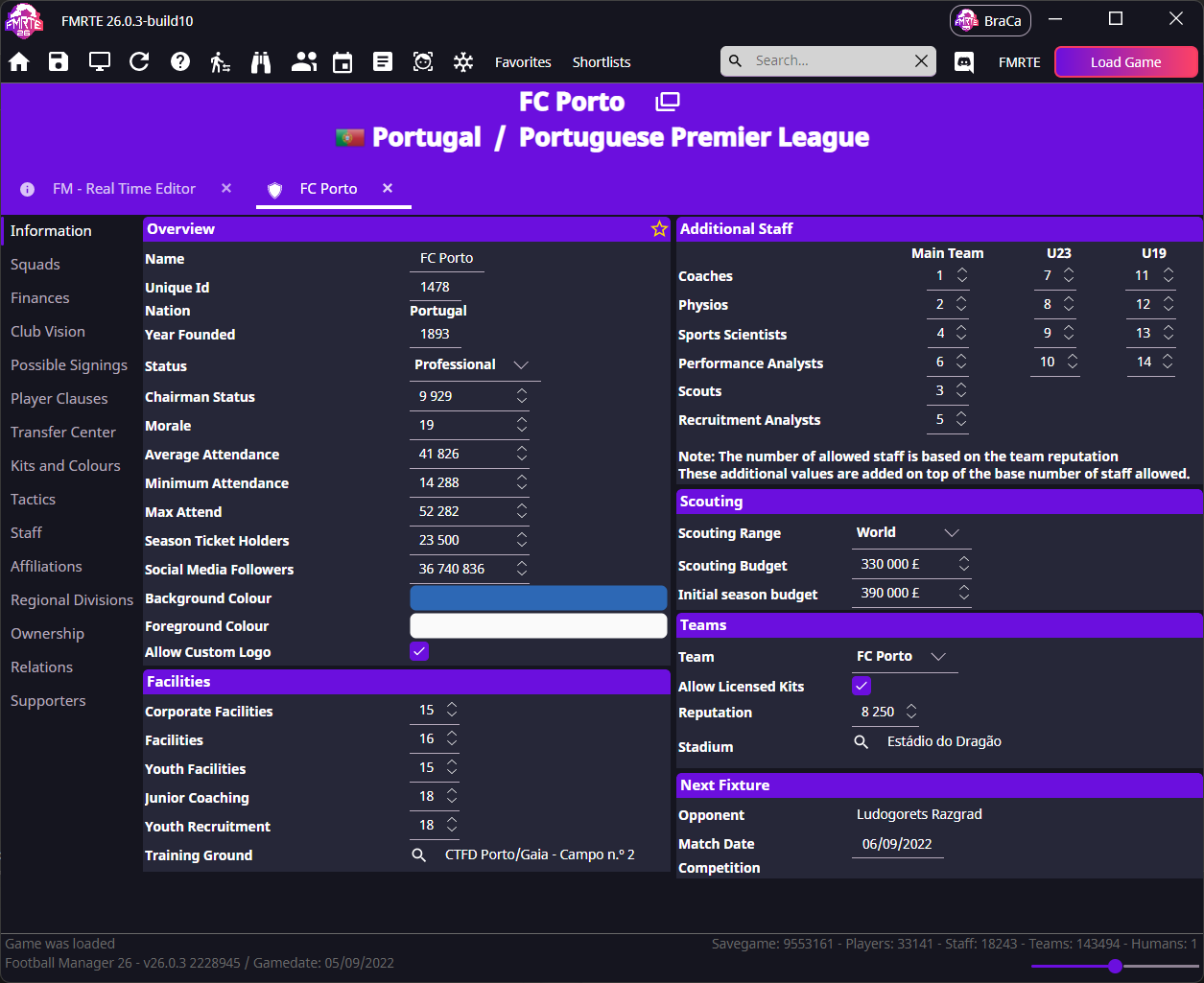 FMRTE 26 for Windows - Football Manager 26 - FMRTE